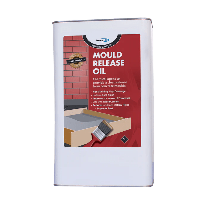 Bond-It Mould Release Oil 5L | Clean Release for Concrete Formwork – Trusted Building Supplies