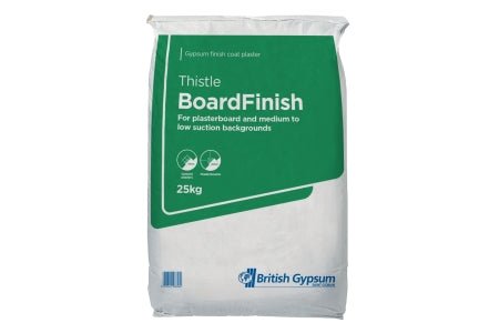 British Gypsum Thistle BoardFinish Plaster - 25kg | Smooth & Fire ...