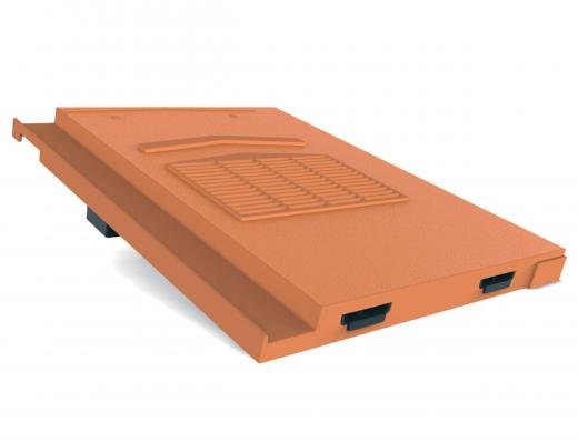 Manthorpe Non-Profile In-Line Roof Tile Vent | For Flat Interlocking ...